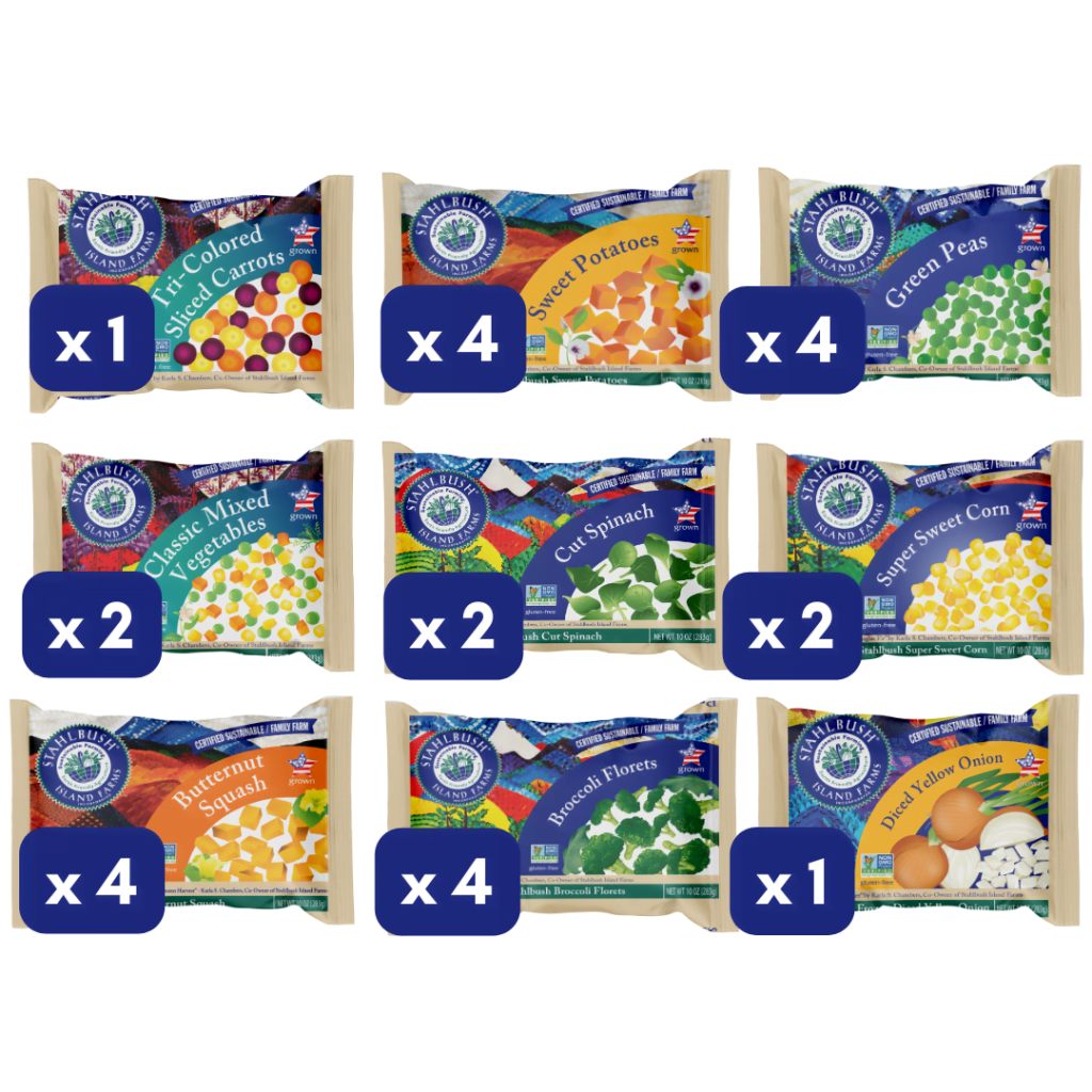The Best Veggies 24-Bag Variety Pack - Stahlbush Island Farms
