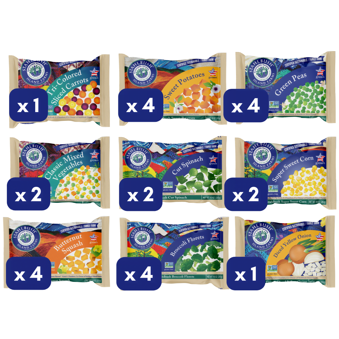 The Best Veggies 24-Bag Variety Pack - Stahlbush Island Farms