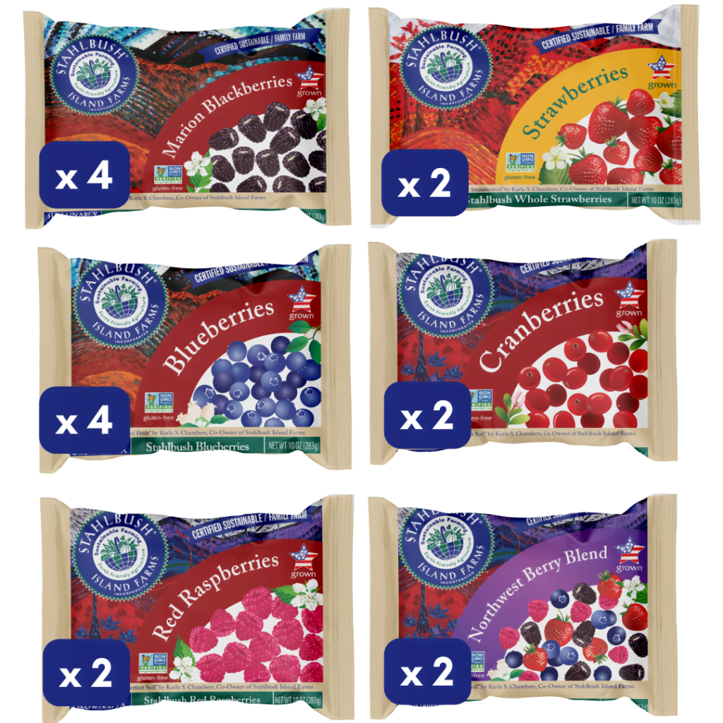 Ultimate Pie Pack - 16 Bag Variety Pack - Stahlbush Island Farms
