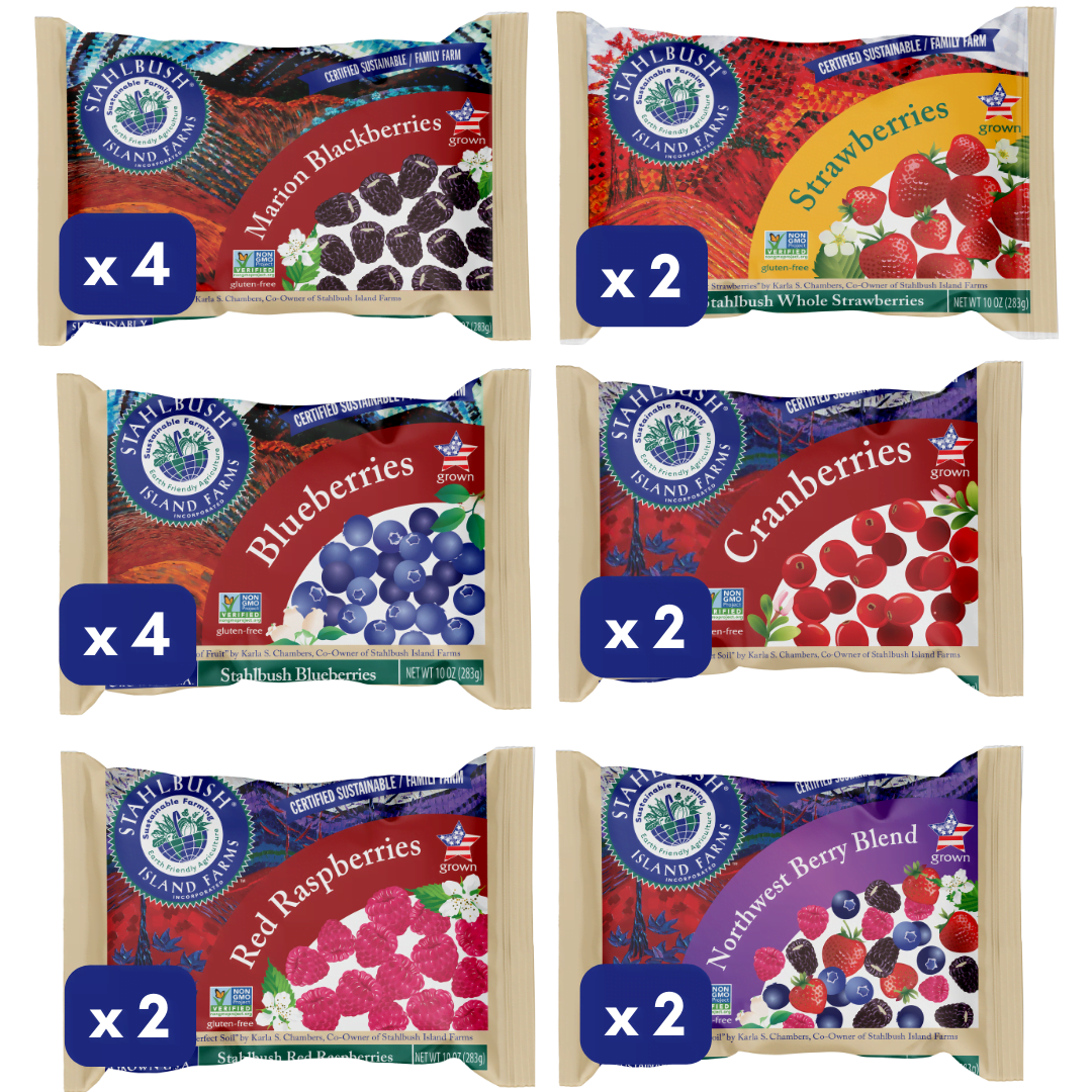Ultimate Pie Pack - 16 Bag Variety Pack - Stahlbush Island Farms