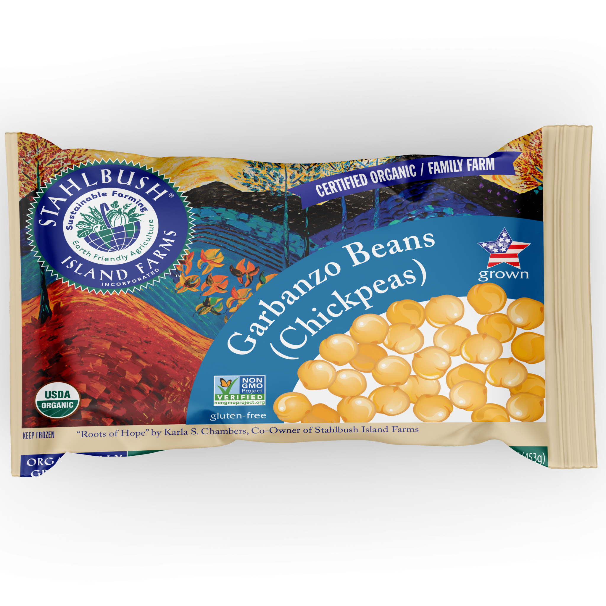 Organic Garbanzo Beans (Chickpeas) - Stahlbush Island Farms